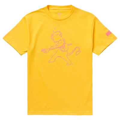 Neff x The Simpsons Mens Bart Simpson Devil Demon Gold Shirt NWT 2XL | eBay