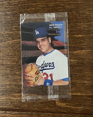1994 SEALED Mothers Cookies Mike Piazza 3 Of 4 Baseball Card | eBay