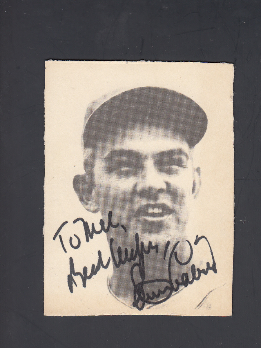 Clem Labine d'2007 Signed 1974 TCMA Card 1955 Brooklyn Dodgers JSA To ...