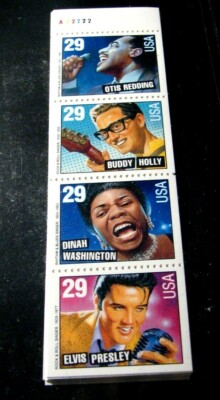 US Booklet Panes Scott# 2737b American Music Series 1993 MNH Never ...