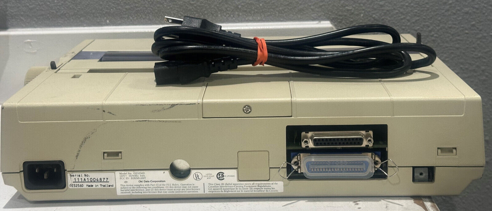 OKI Microline GE5256D 184 Turbo 9 Pin Printer | eBay