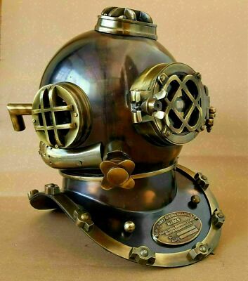 Handmade Diving Divers Helmet Collectible U.s Navy Mark V Sea Brass ...