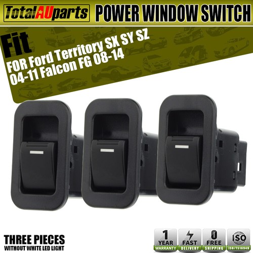 3x Power Single Window Switches for Ford Falcon FG Territory SX SY SZ ...