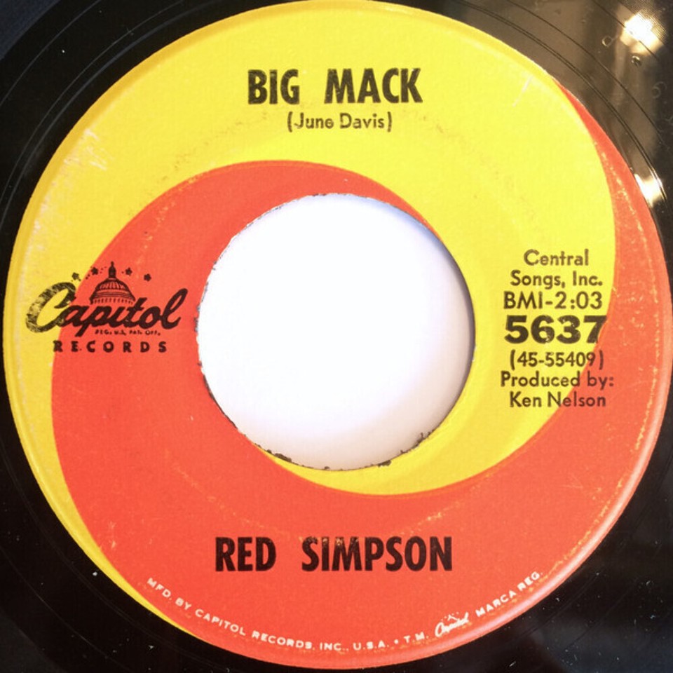 Red Simpson - The Highway Patrol (7", Single) | eBay