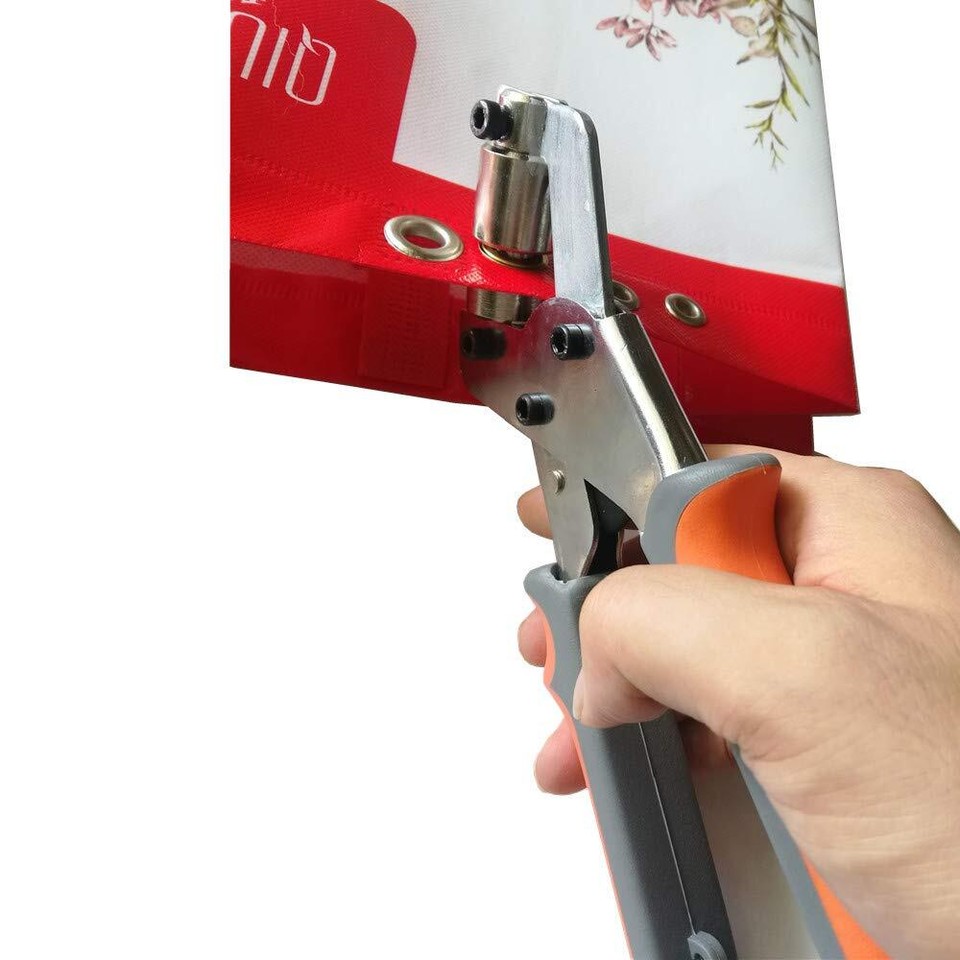 Grommet Tool Kit Handheld Hole Punch Pliers Portable Grommet Hand Press ...