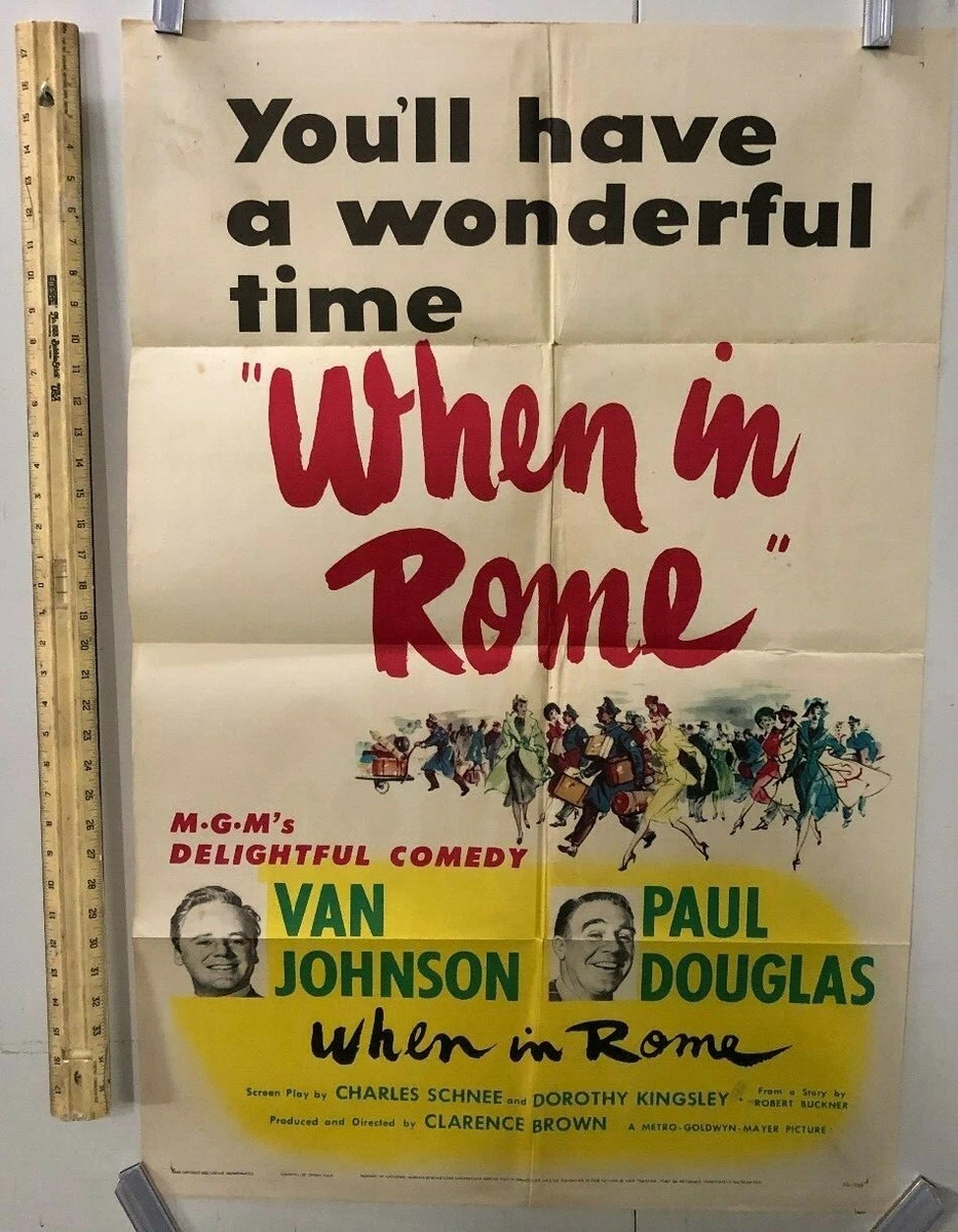 When In Rome Poster