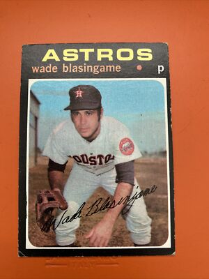 1971 Topps Baseball Card #79 Wade Blasingame - Houston Astros | eBay