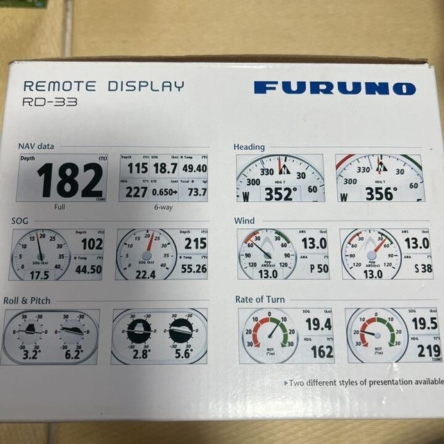 FURUNO RD33 LCD Navigation Data Multi Display Rd 33 for sale online | eBay