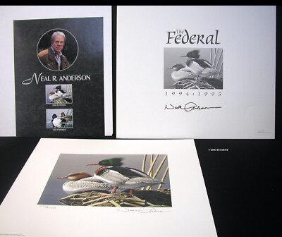 1994-1995 Federal Duck Stamp Print Signed by Neal R Anderson & Signed ...