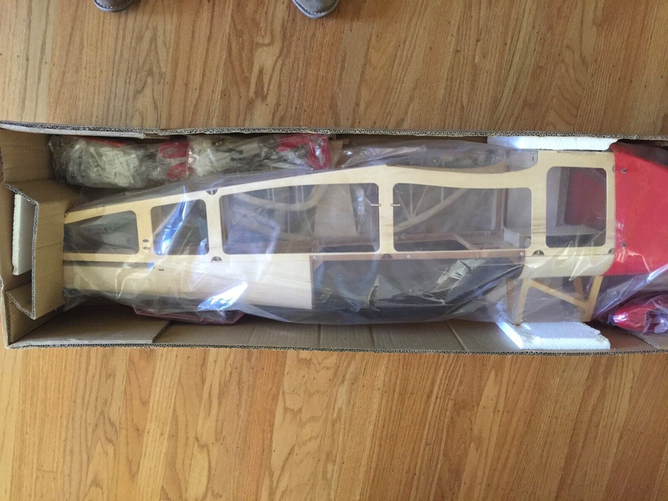 Vintage Cermark Pitts S2B RC Airplane .90 to 1.20 60" wing span Balsa ...