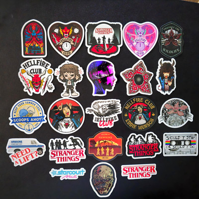 Stranger Things Vinyl Stickers Hellfire Club Scoops Ahoy Starcourt Mall Vecna | eBay