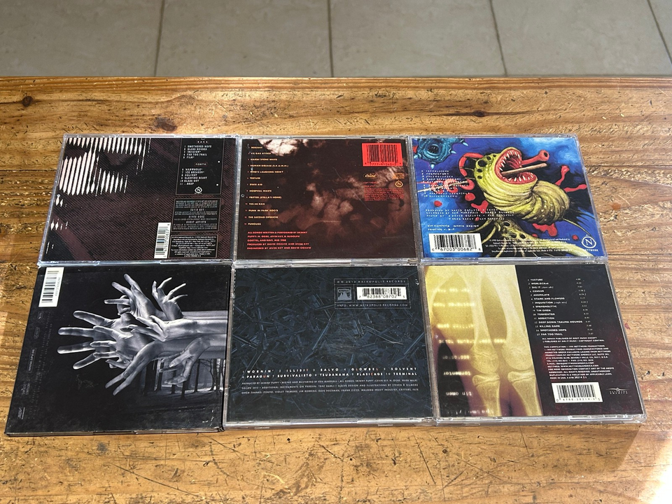 Skinny Puppy 6 CD lot. Remission, Too Dark Park, VIVISECTVI, Handover ...