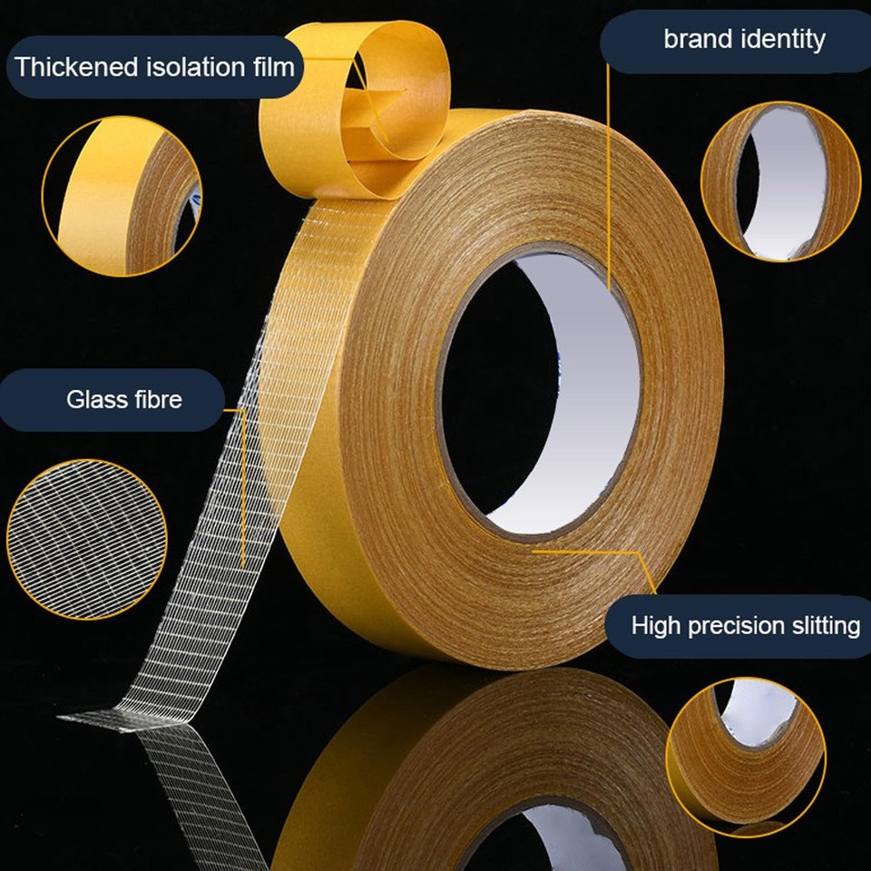 Hem Tape No Sew No Iron - 1inch x 39FT - Extra Strong Hemming Tape for ...