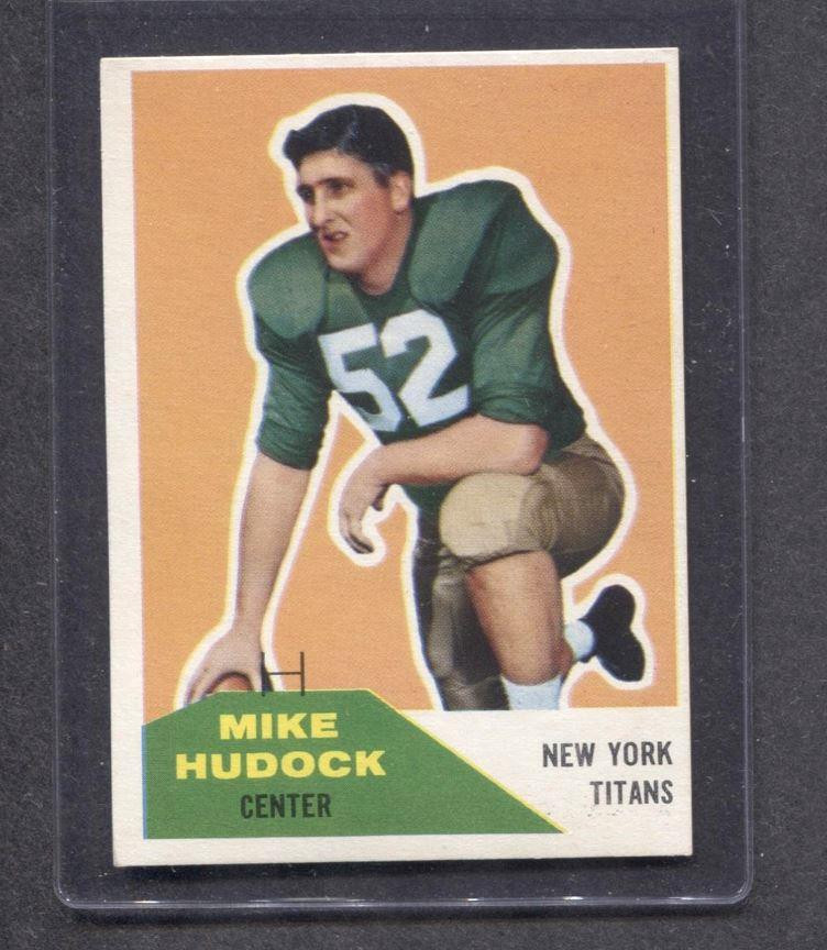 1960 Fleer #23 Mike Hudock (Titans) Ex-Mt (Flat Rate Ship) A2 | eBay
