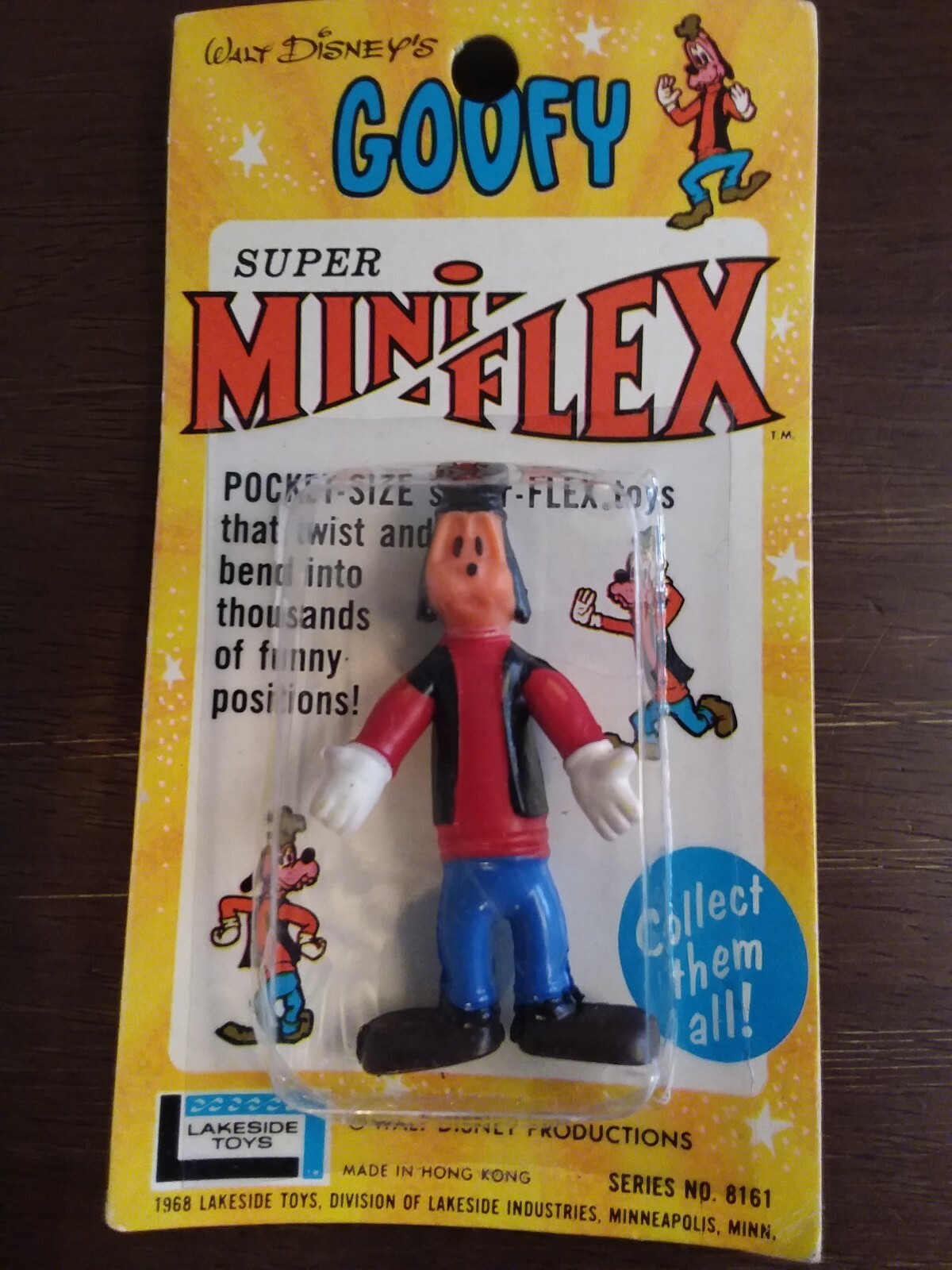 1968 Walt Disney's Goofy Super Mini Flex Pocket Size Figure New | eBay