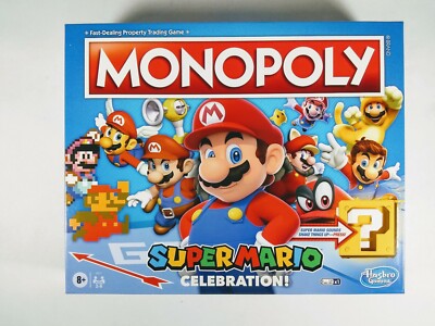 Monopoly Super Mario Celebration Edition Board Game With Super Mario ...