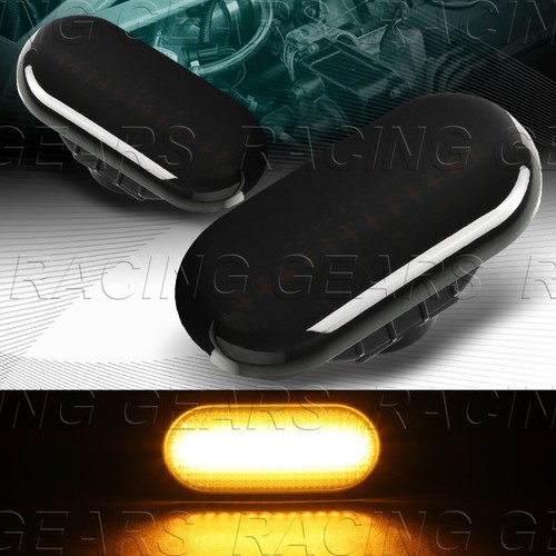 SMOKE AMBER LED TURN SIGNAL SIDE MARKER LIGHTS FOR NISSAN /PATHFINDER ...