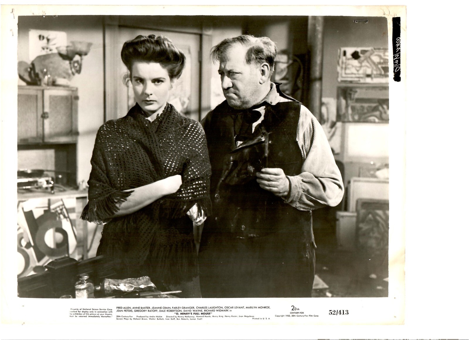 O. Henry's Full House 1952 Richard Widmark Anne Baxter Movie Still ...