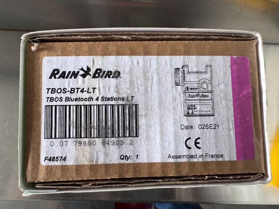 RainBird TBOS-BT4LT - 4 Station Bluetooth Battery-Operated Irrigation ...