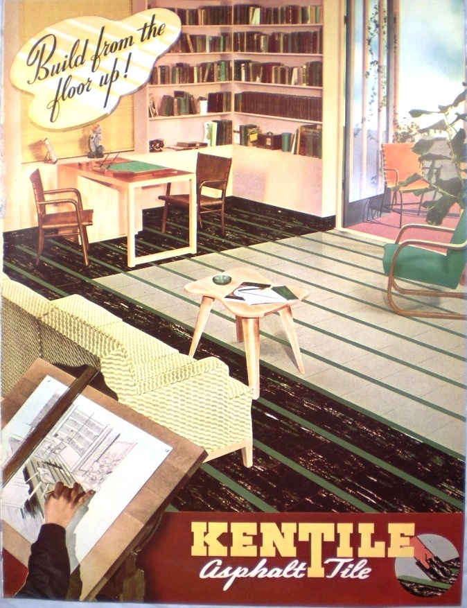 KENTILE Kennedy ASBESTOS ASPHALT Tile Floor Catalog '44 | eBay