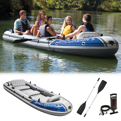 Intex Boot Excursion 5 Sportboot Schlauchboot Angelboot Motorboot ...