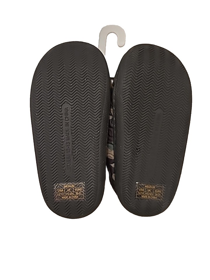 Capelli Camo Scuff Youth Boys Green Casual Slippers Medium 12/13 | eBay