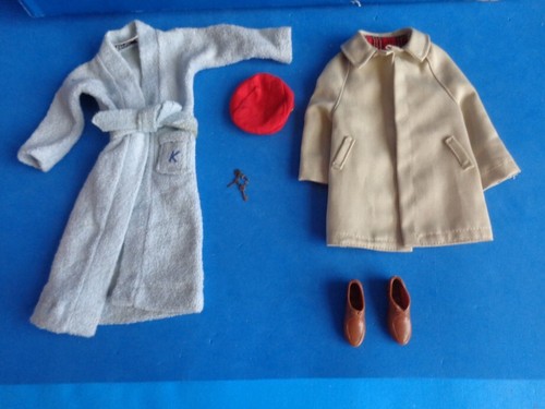 VINTAGE BARBIE KEN OUTFIT "RALLY DAY" 1962-64 #788- TERRY TOGS ROBE ...