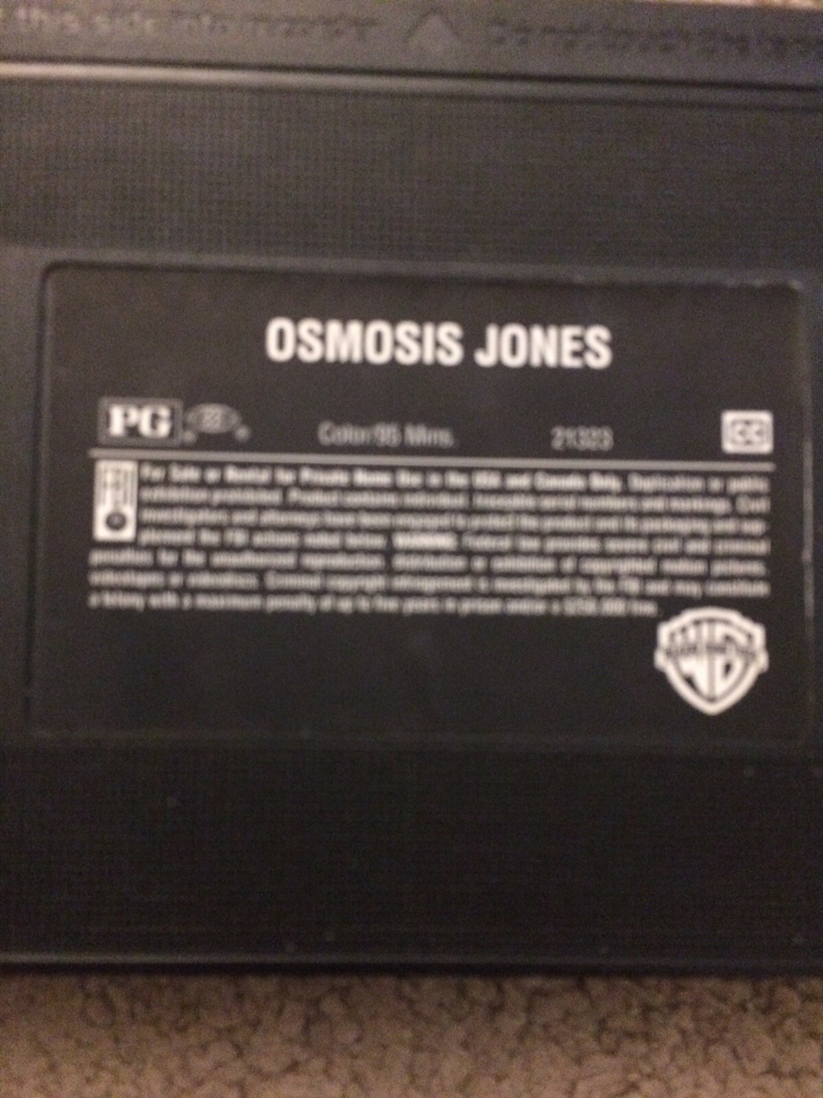 Osmosis Jones vhs Rare HTF Hard To Find In Original Box!! | eBay