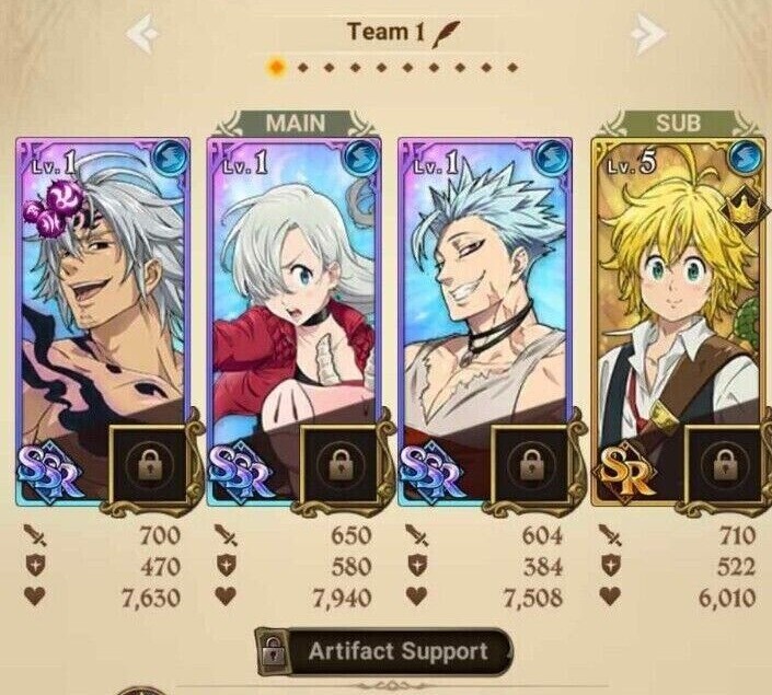 [7DS - Global] Seven Deadly Sins Grand Cross – Festival Estarossa | eBay