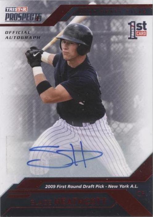 2009 TRISTAR Prospects Plus - Slade Heathcott #24 Red Autographs /5 (AU ...