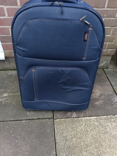 Antler Large Suitcase Softshell Size Approx 79*50*28 Cm.Denim Looking ...