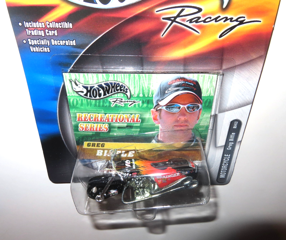 2000 Hot Wheels Racing - Motorcycle Greg Biffle B0453 #16 Mint on Card ...
