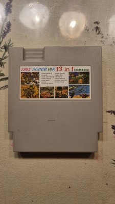 1992 SUPER HIK 13 in 1 (32mega) Pirate Multi Cartridge for Nintendo NES ...