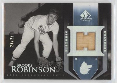 2004 SP Legendary Cuts Historic Swatches Spectrum Foil /25 Brooks ...