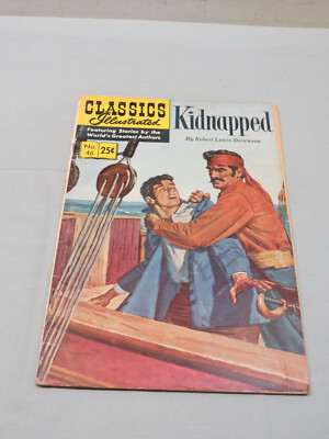 Vintage Classics Illustrated Kidnapped Robert Louis Stevenson Comic #46 ...