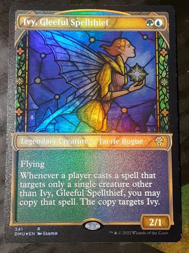 Ivy Gleeful Spellthief TEXTURED FOIL , Dominaria United , NM, MTG, FREE ...