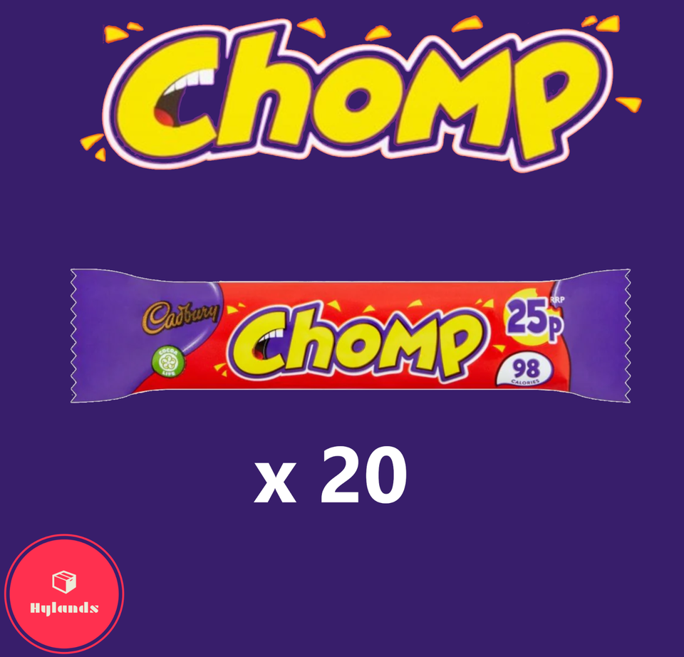 Cadbury Chomp Chocolate Bars - Multiple Bars & Full Box | eBay UK