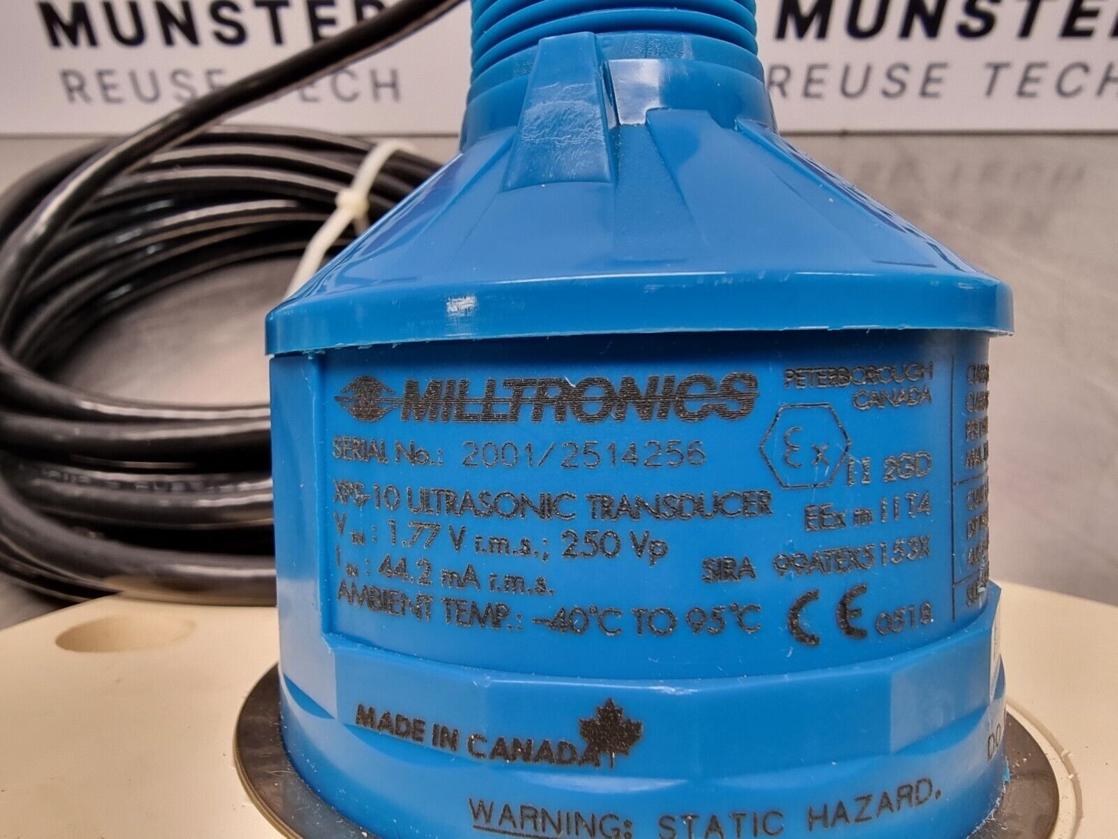 Milltronics XPS10 Xps-10 Item #8850015a Ultrasonic Transducer for sale ...