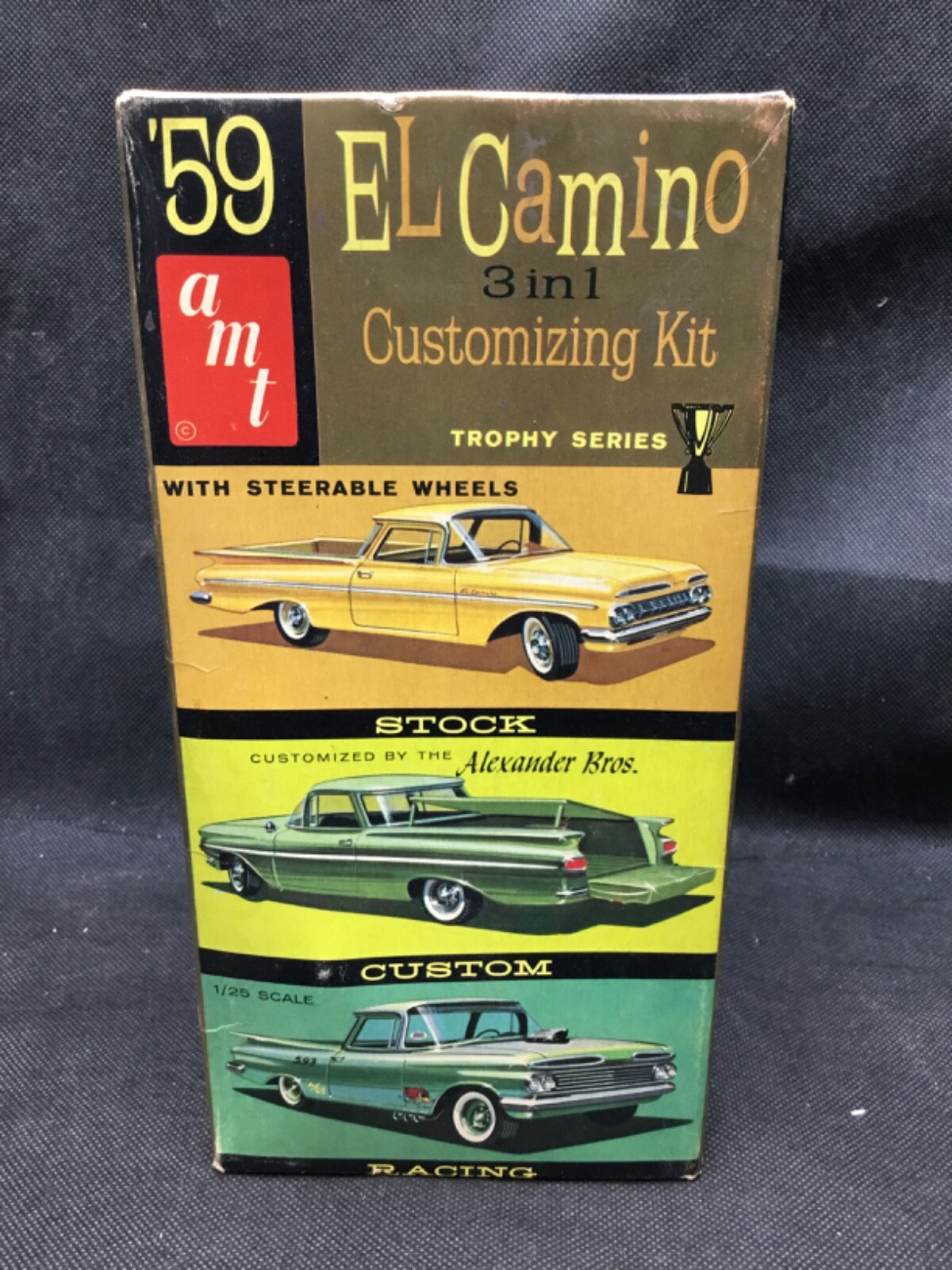 VTG 1959 El Camino 3-in-1 Customizing Model Kit AMT Trophy Series #2759 ...