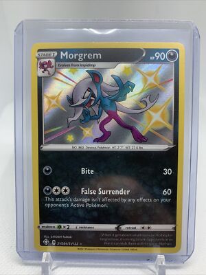 Morgrem Shiny Rare SV084/SV122 Pokemon TCG Shining Fates Near Mint | eBay
