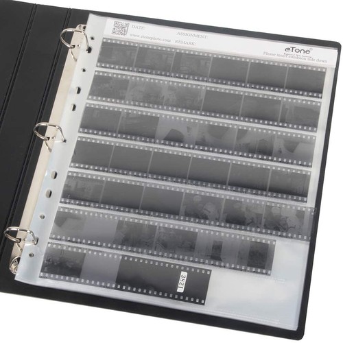 50 Sheets Acid-free Archival Storage Pages Sleeves Slide 35mm 135 Film ...
