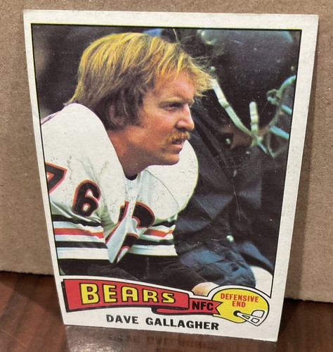 DAVE GALLAGHER 1975 TOPPS FOOTBALL CARD #379 - CHICAGO BEARS | eBay