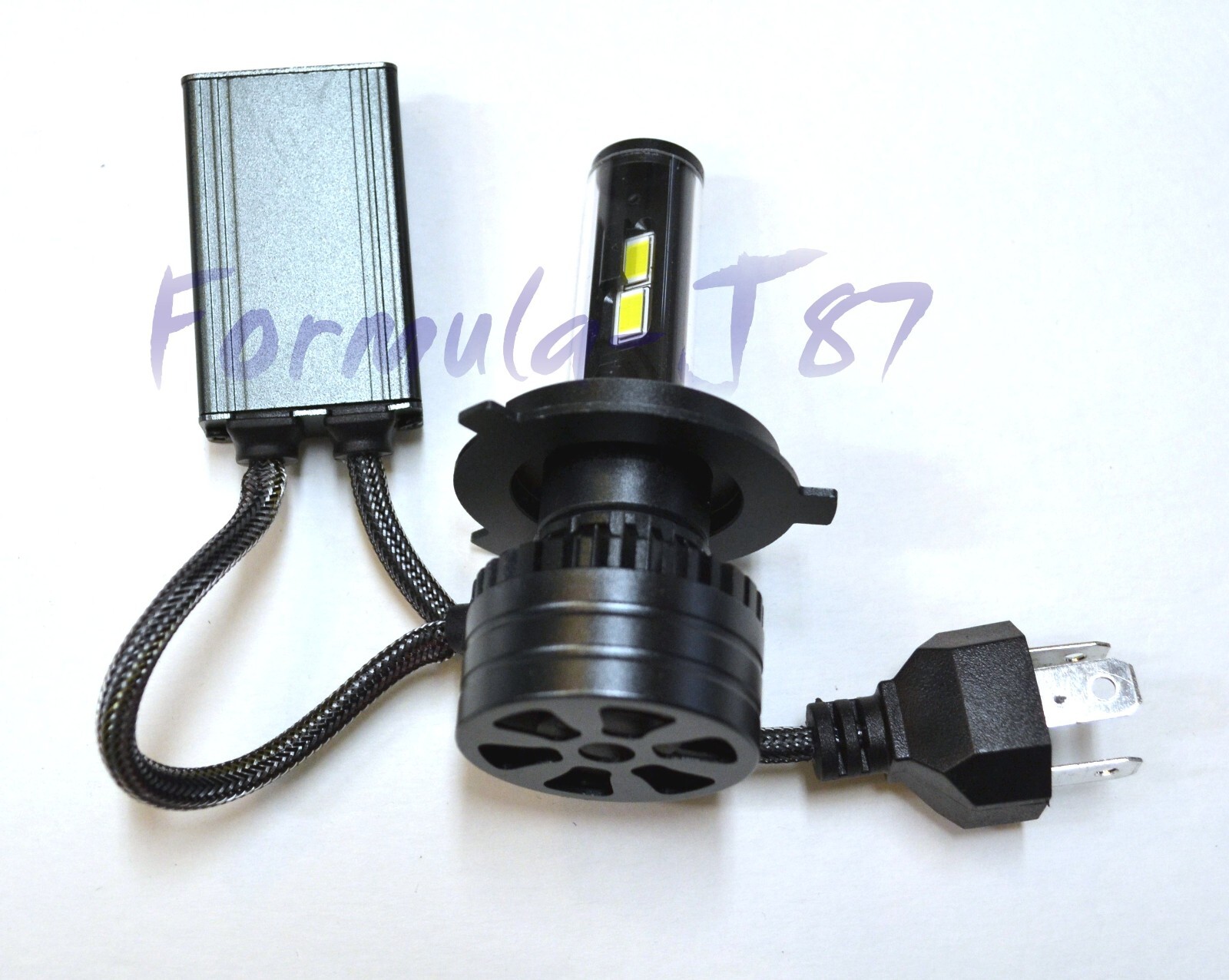 LED Kit F15 140W 9003 HB2 H4 10000K Blue Two Bulbs Head Light Dual Beam ...