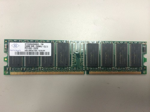 Nanya NT256D64S88B0G-75B 256MB DDR-266MHz-CL2.5 PC2100U-25330 RAM ...