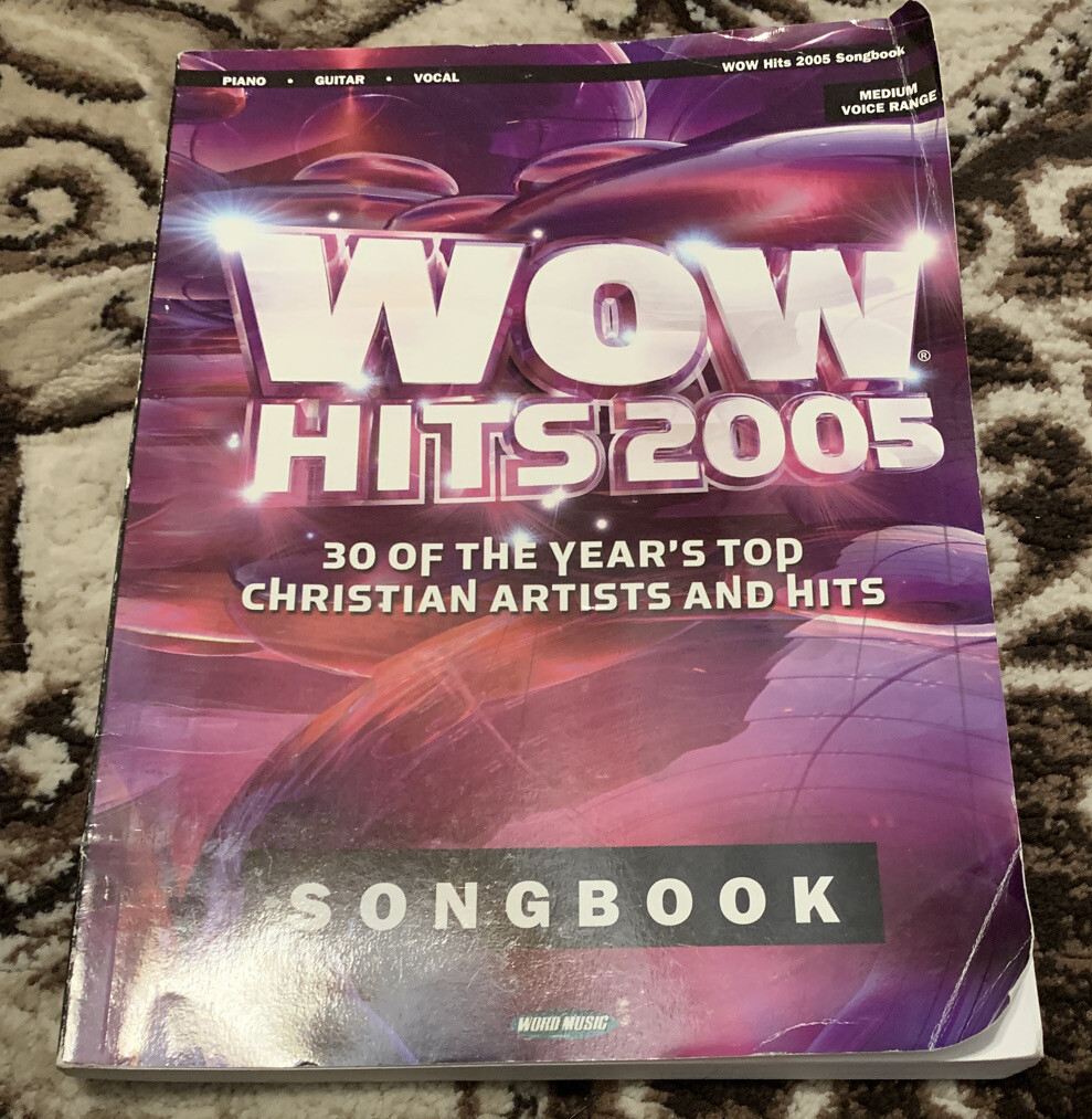Wow Hits 2005 Songbook Christian Piano Guitar Vocal Word Music | eBay