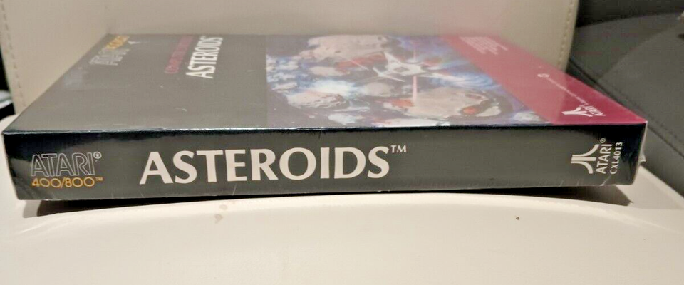 Asteroids; Atari 400/800/XL/XE Cartridge; NOS; Large Box; w/Manual ...