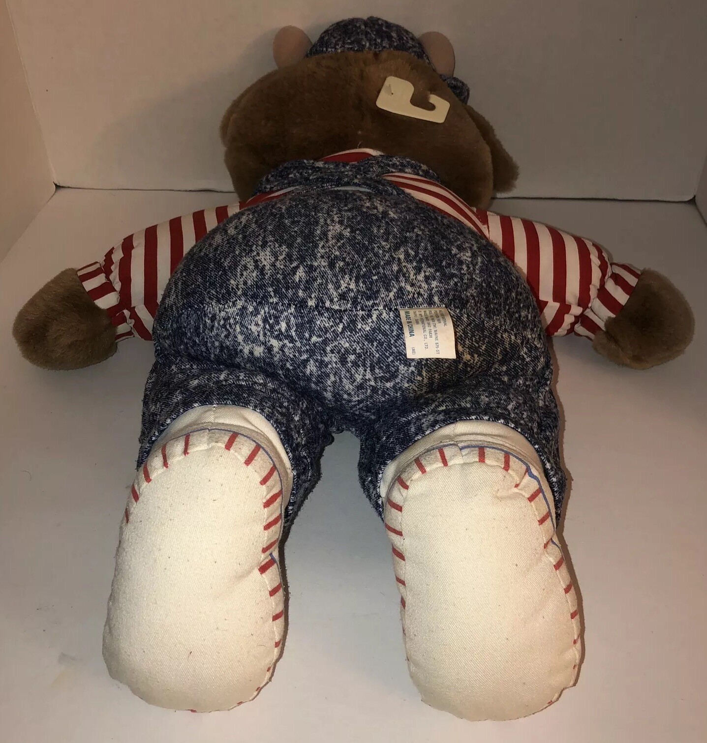VTG Bi-Lo Stuffed Plush Cow Grocery Store Advertising Toy 20" Sideways ...