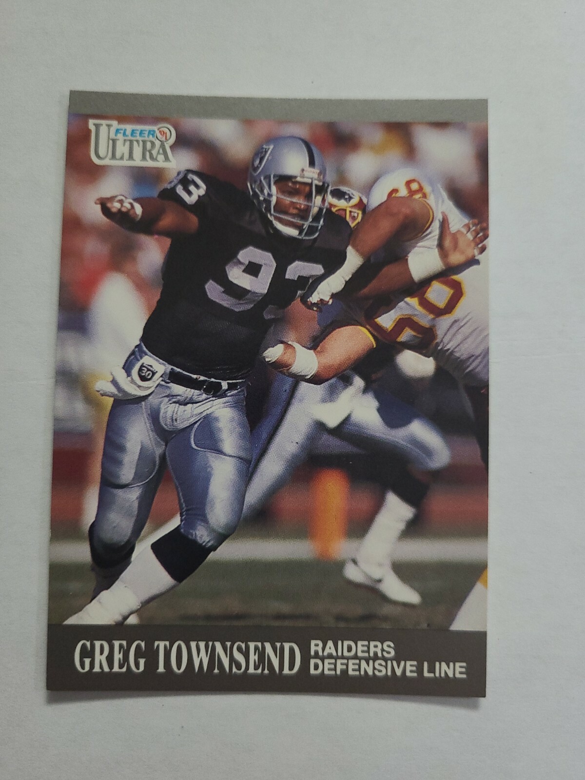 GREG TOWNSEND 1991 FLEER ULTRA FOOTBALL CARD # 85 D8864 | eBay