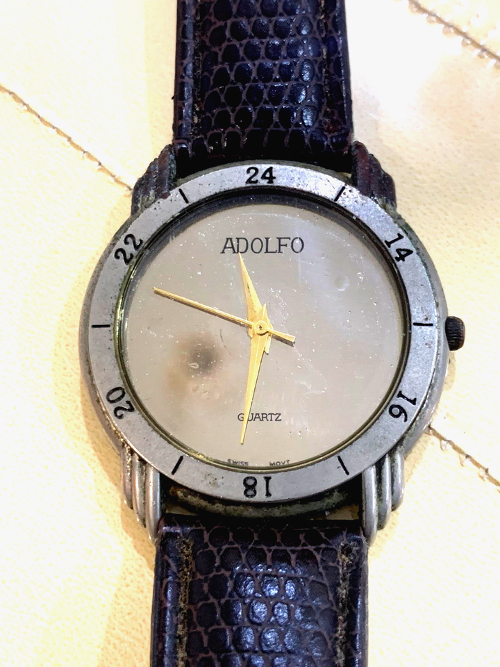 ADOLFO Men’s Watch QUARTZ, Vintage AS IS | eBay