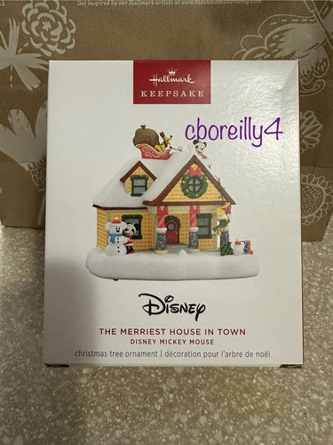 2024 Hallmark Magic Disney The Merriest House In Town Musical Ornament ...
